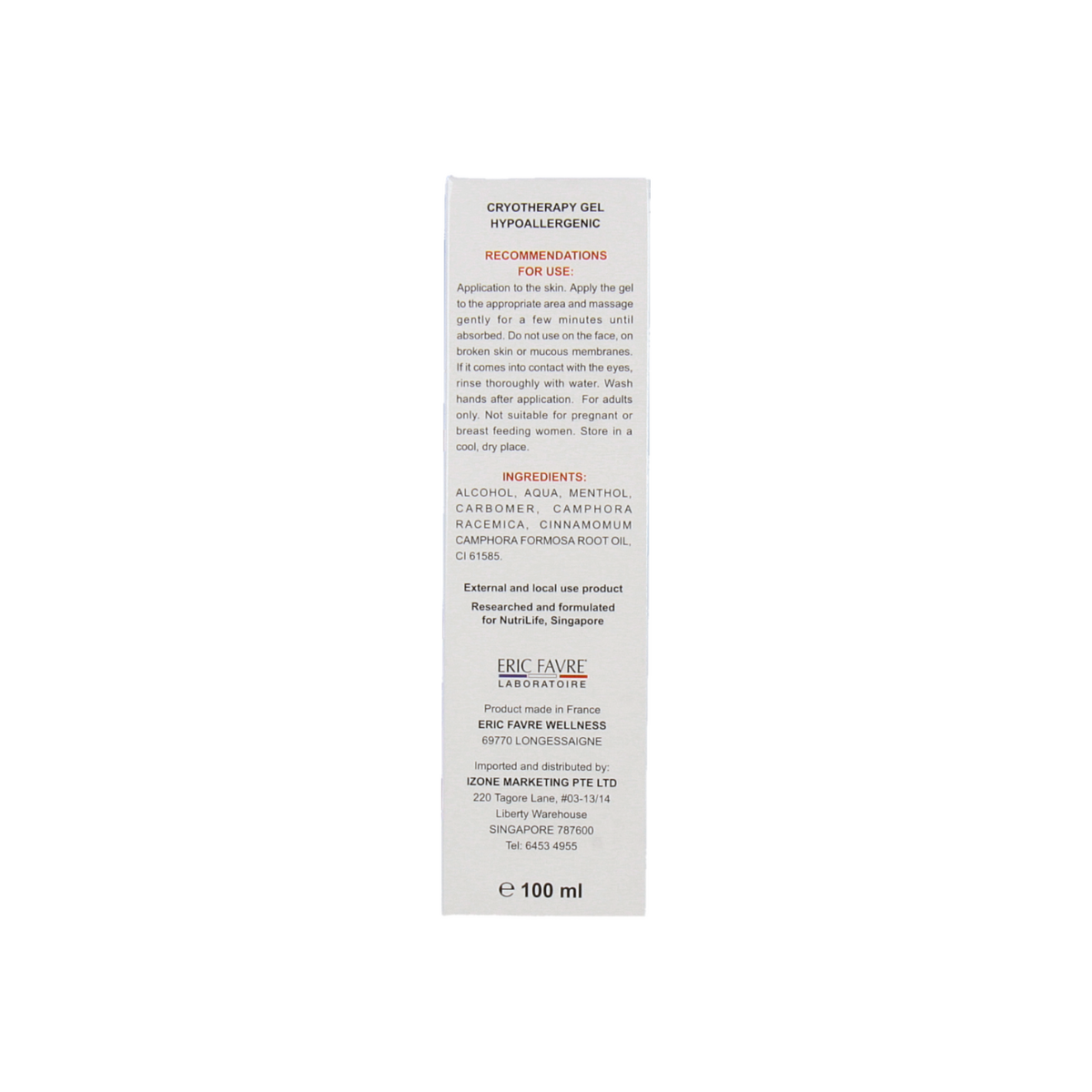 Buy NutriLife CA+ Expert Joint Cold Gel | NutriLife